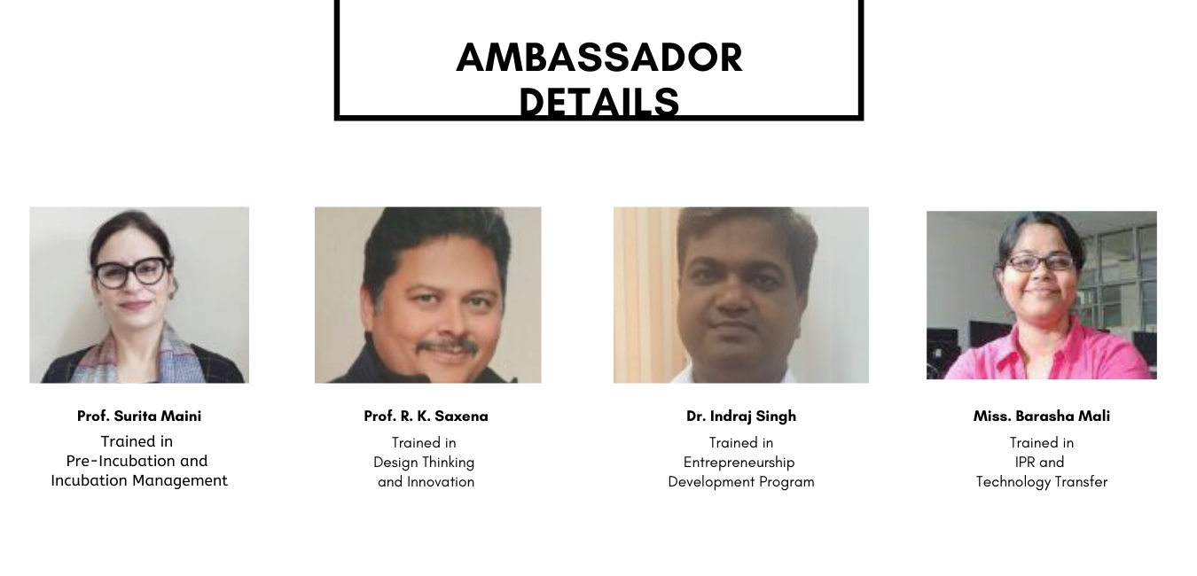 Institution Innovation Cell | Ambassadors